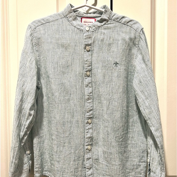 neck & neck | Shirts & Tops | Neck Neck Button Down Mandarin Collar ...